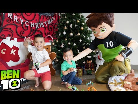 It's a BEN 10 Christmas with Calvin and Kaison CKN