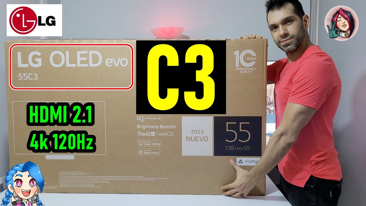 LG C3 OLED evo: UNBOXING Y REVIEW COMPLETA - Panel más Brillante y HDMI ...