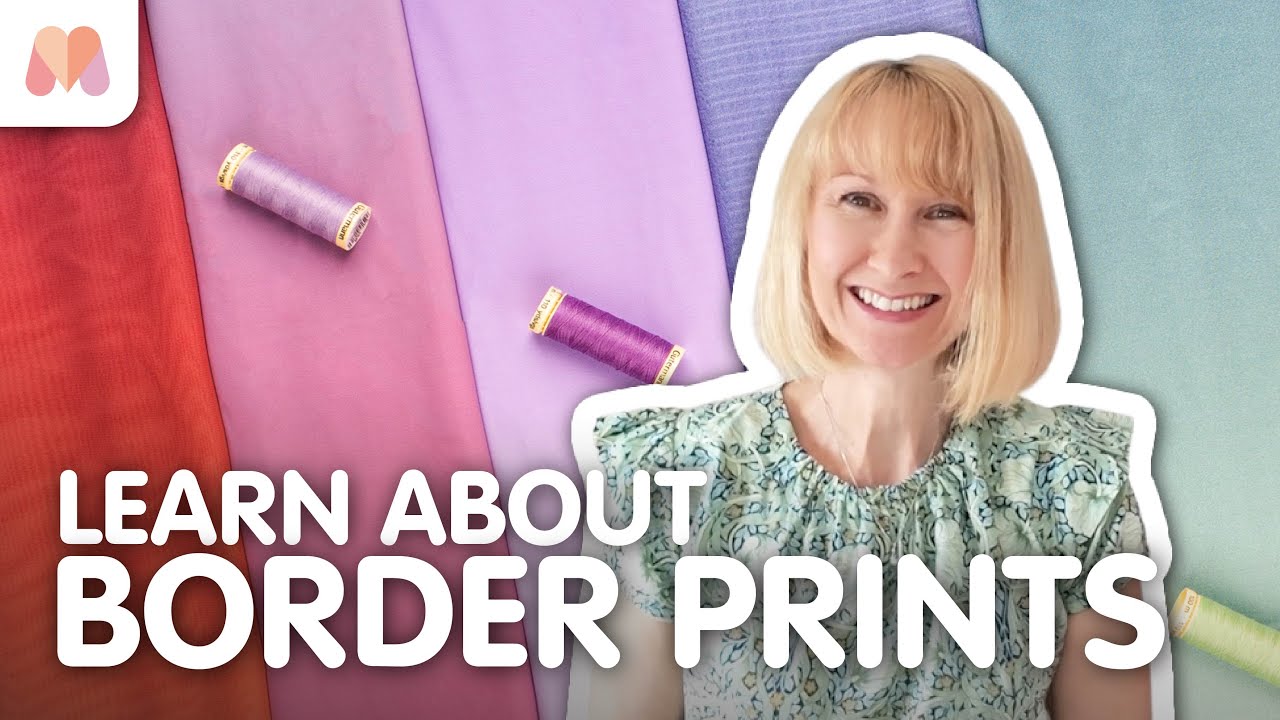 Border Print Fabrics and What to Sew With Them - YouTube