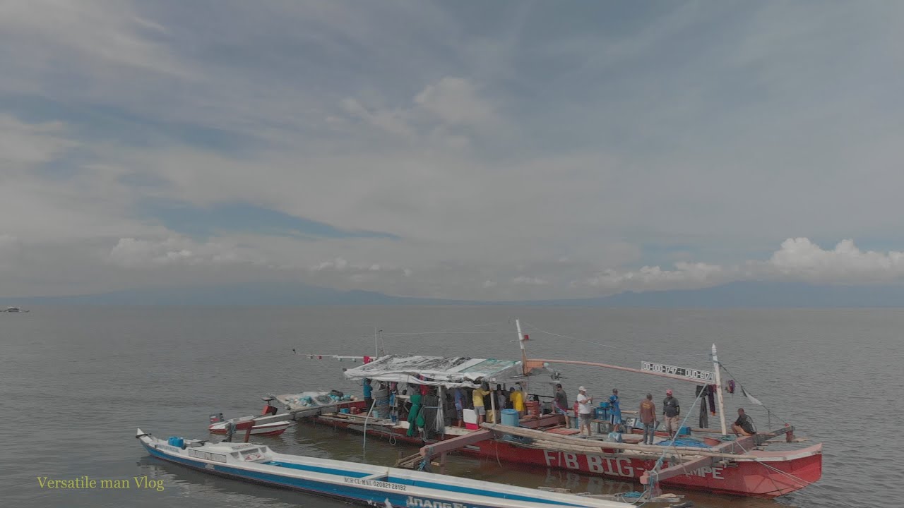 Fish cage sa karagatan/Aerial view - YouTube