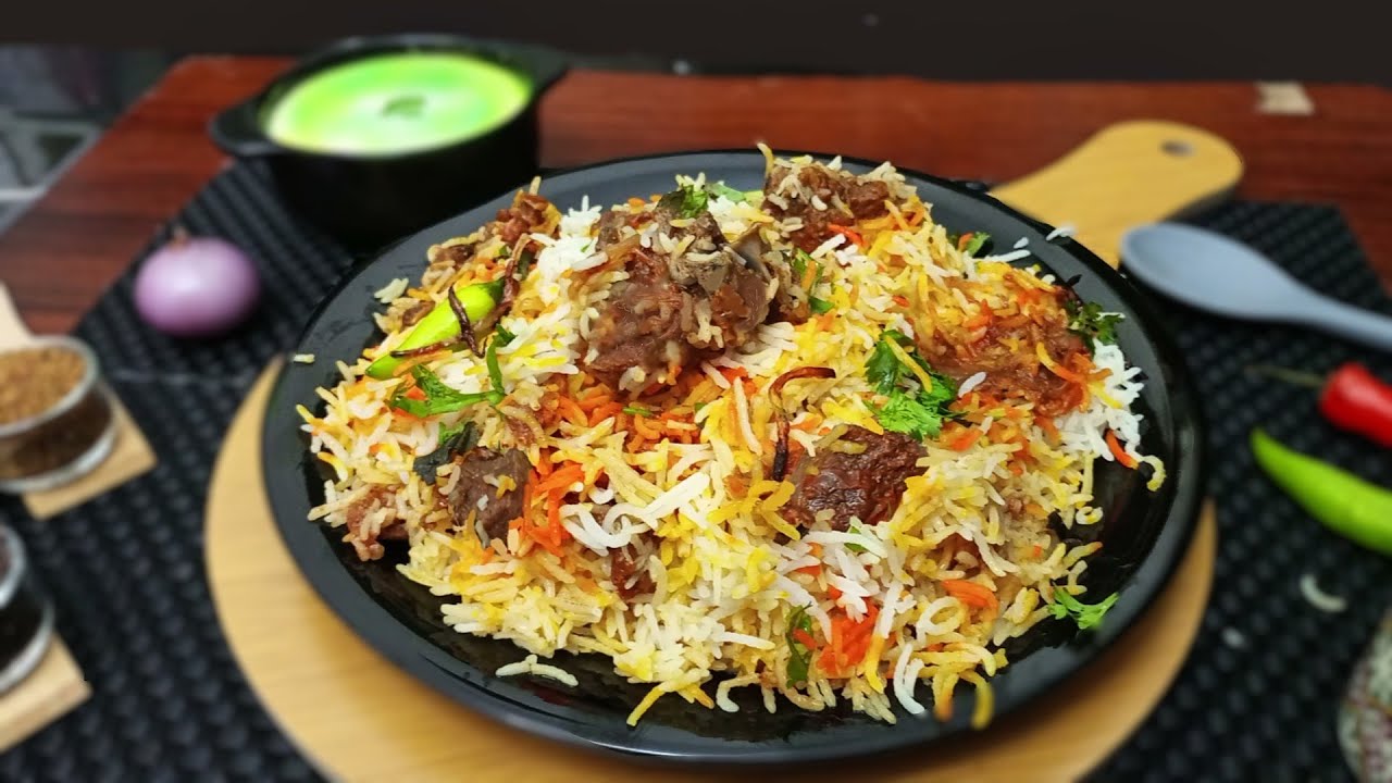 Simple Mutton Biryani Recipe by Mini Bites - YouTube