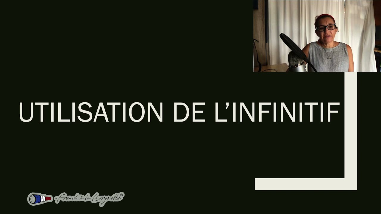 Using the infinitive in French - YouTube