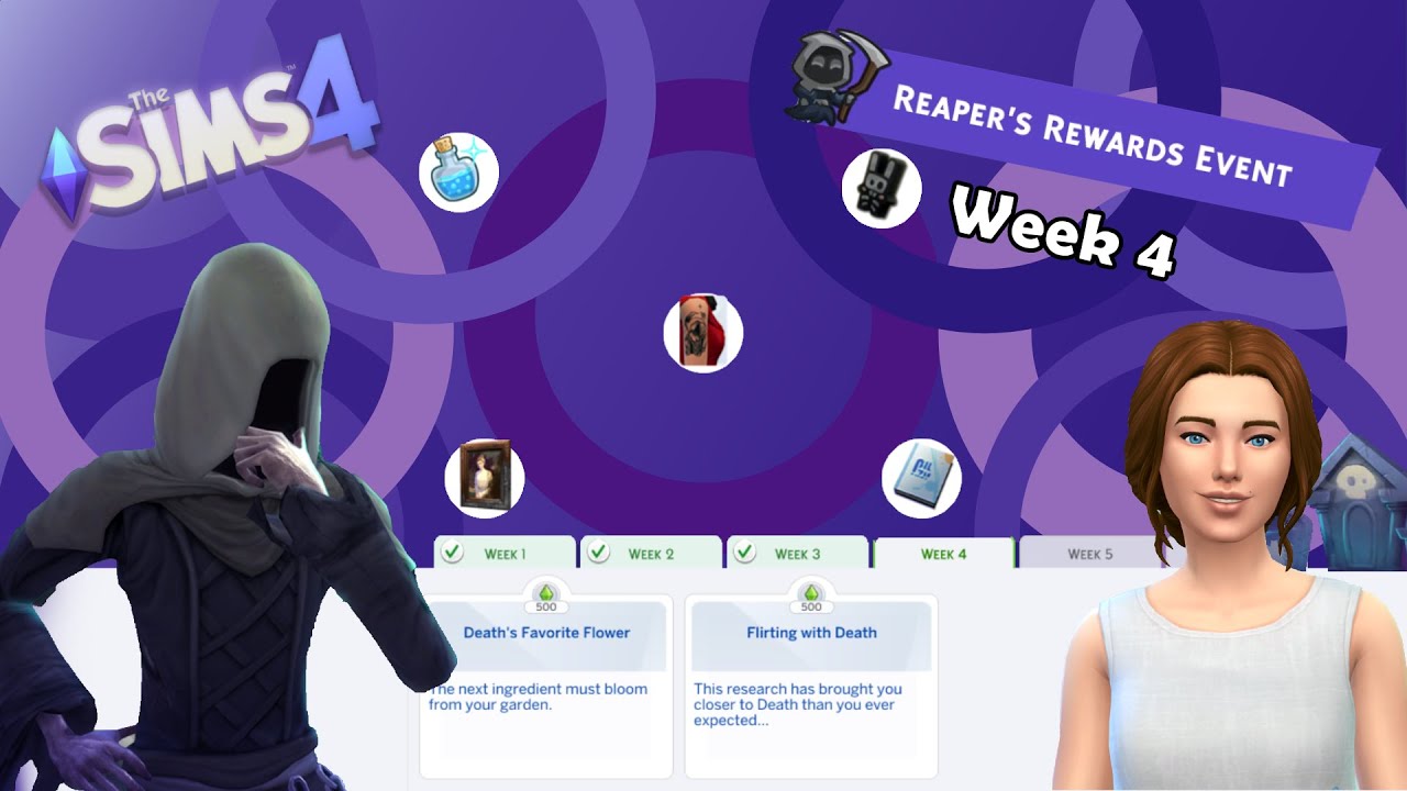 The Sims 4 | Reaper's Reward | Week 4 - YouTube