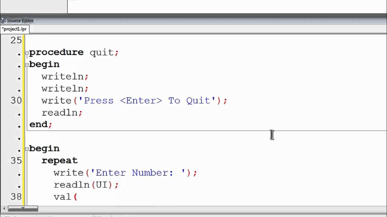 Free Pascal Program Tutorial 17 - Function Examples - Lazarus - YouTube