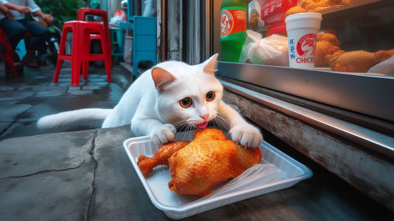 a cat 🐱chicken 🐓story /#viral #cat #catlover #viralvideo #reels #short ...