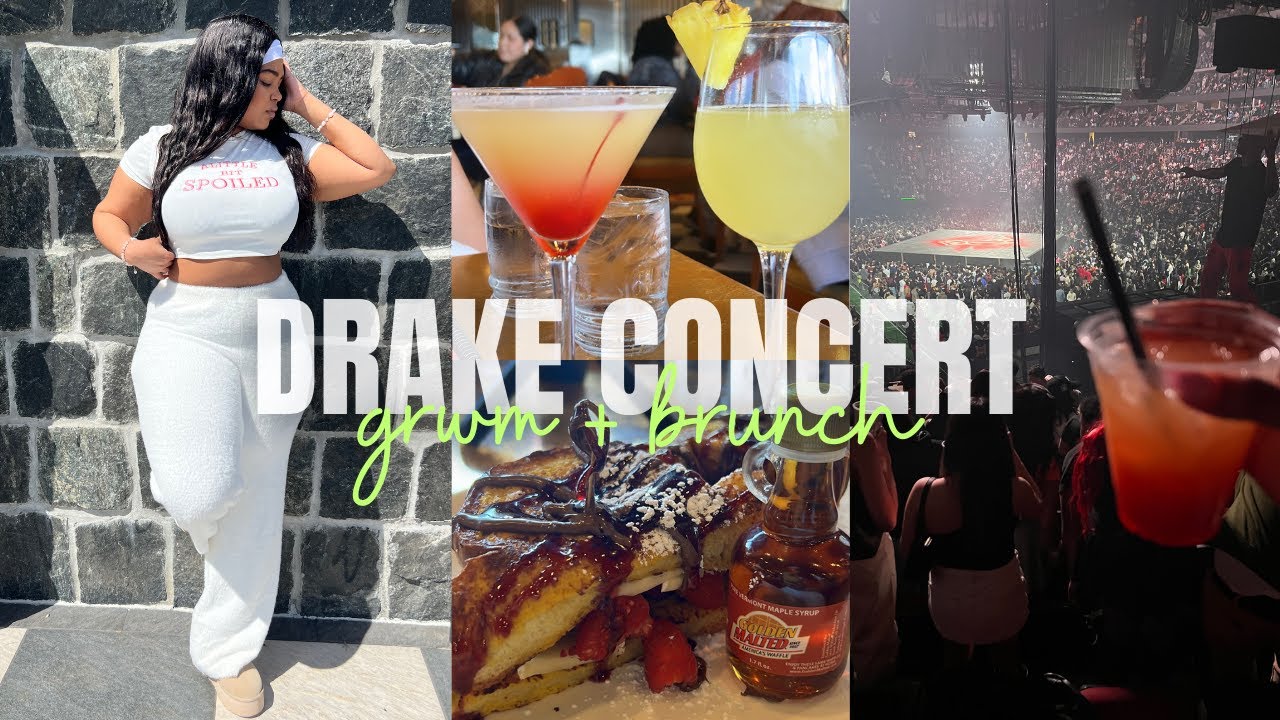 GRWM | DRAKE CONCERT + BRUNCH VLOG *CHAOTIC* - YouTube