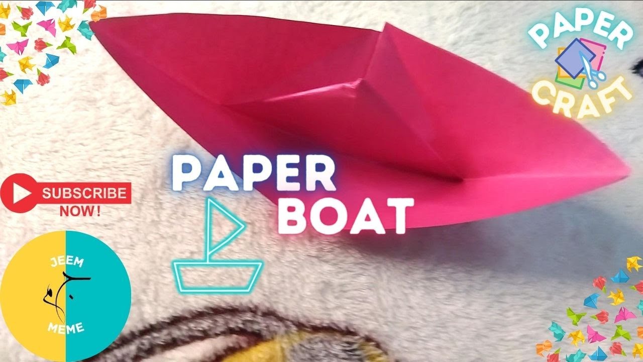 How to make Paper Boat | DIY | Paper Craft | Easy | Tutorial #diy # ...