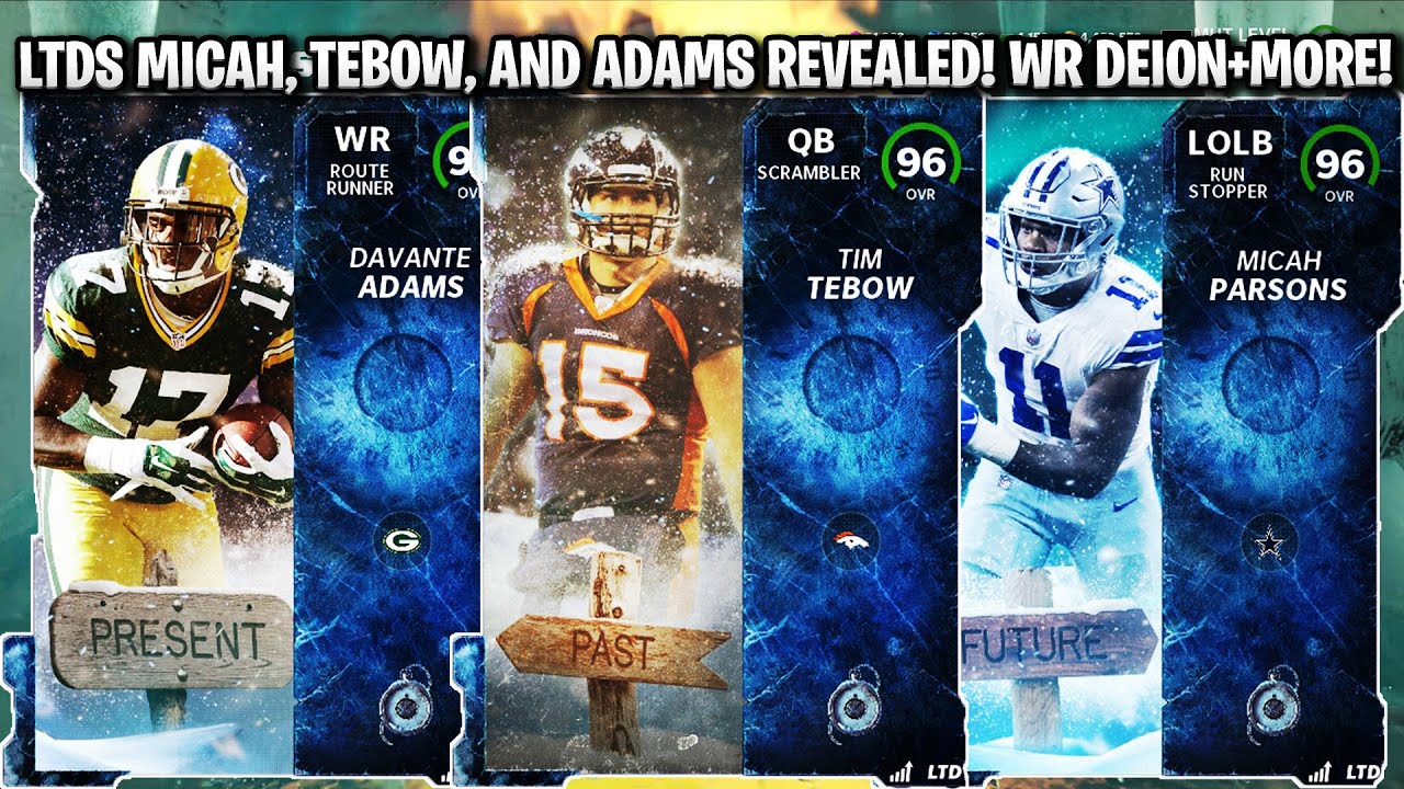 LTD MICAH, TEBOW, AND DAVANTE REVEALED! WR DEION! COMPETITIVE STARTER ...