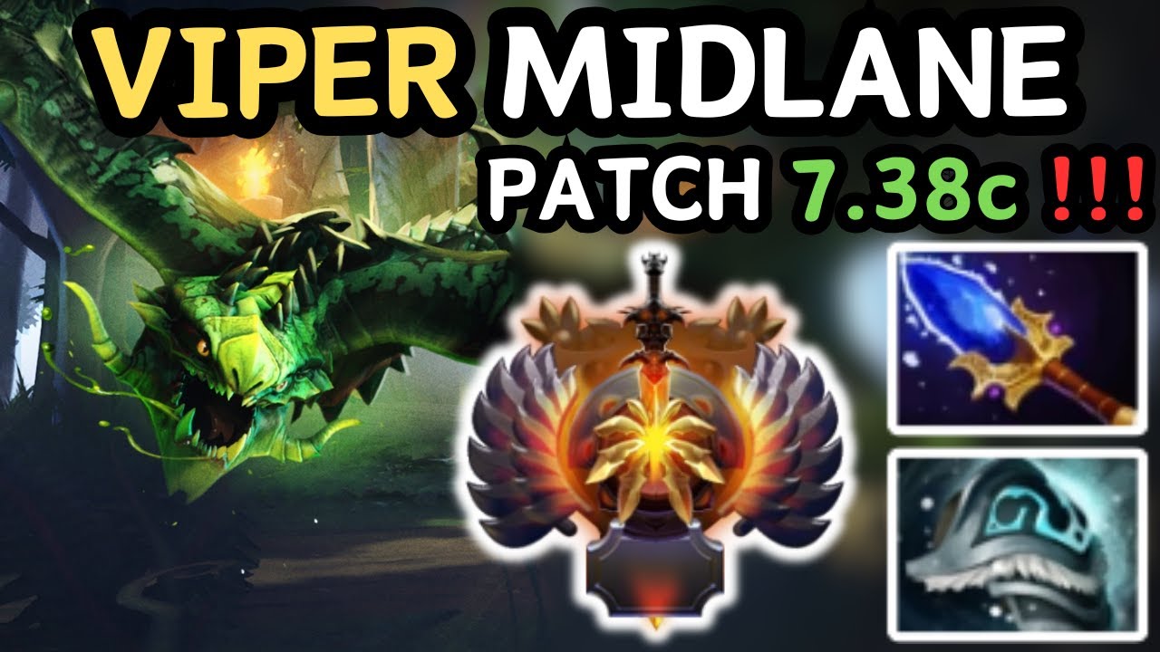 🔥 IMMORTAL VIPER Midlane Gameplay Patch 7.38c 🔥 Viper Midlane - Dota 2 ...