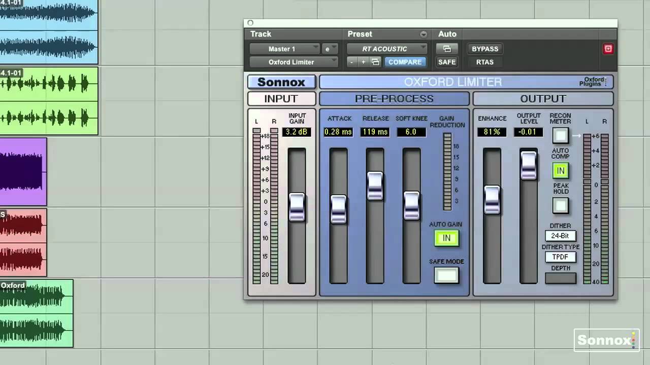 Sonnox Quick Tips #8 - Enhancing mixes with the Oxford Limiter - YouTube