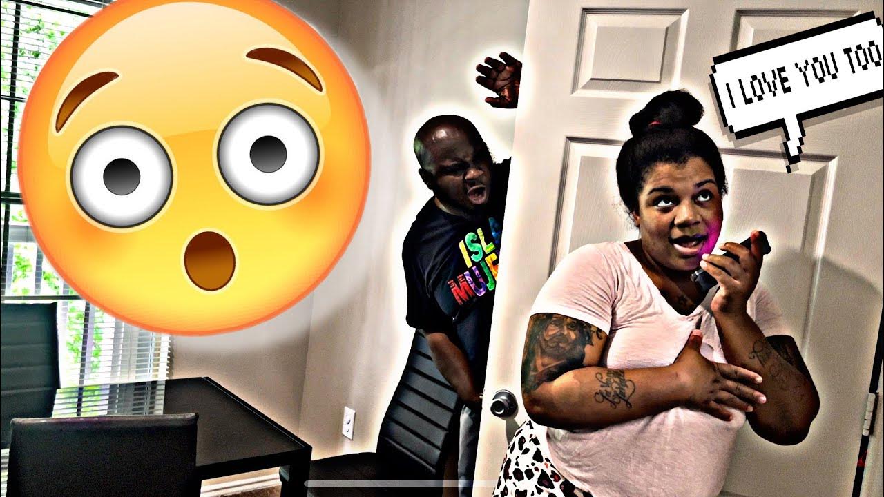 MY BOYFRIEND CAUGHT ME TELLING ANOTHER MAN “I LOVE YOU” PRANK.. - YouTube