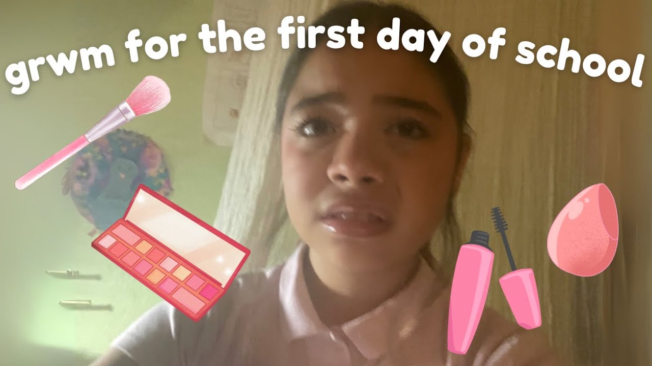 grwm for the first day of school! help me - YouTube