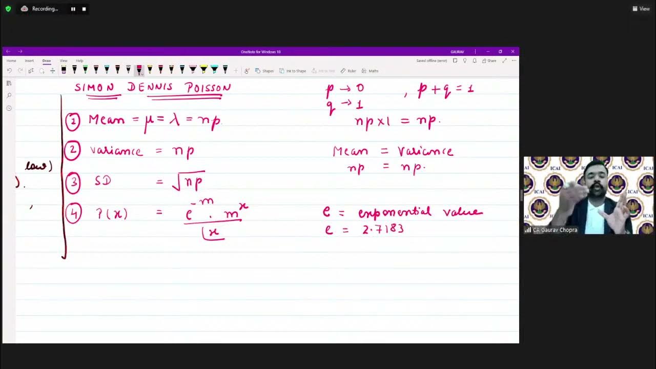 POISSON DISTRIBUTION | THEORITICAL PROBABILITY DISTRIBUTION |STATISTICS ...