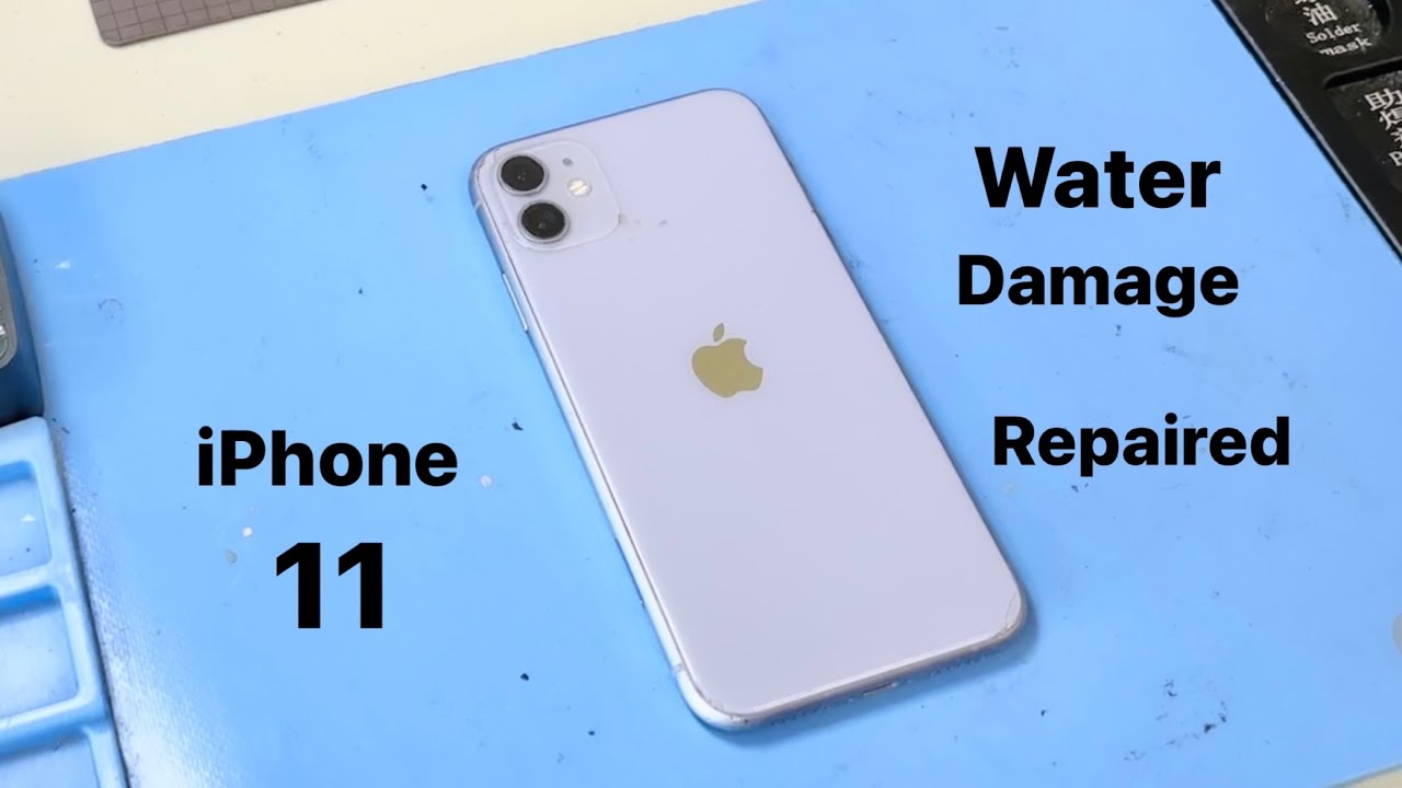iPhone 11 Water Damage - Fixed - YouTube