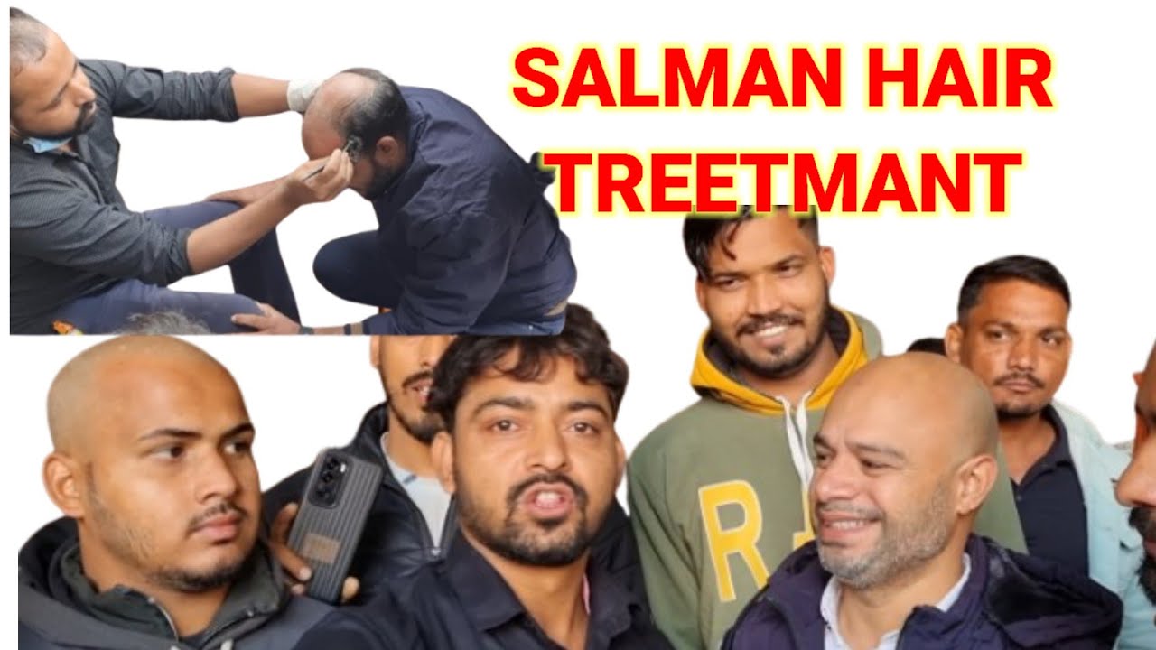 salman hair treetmant || mandoli Salman Salon Mandoli Hair Treatment ...