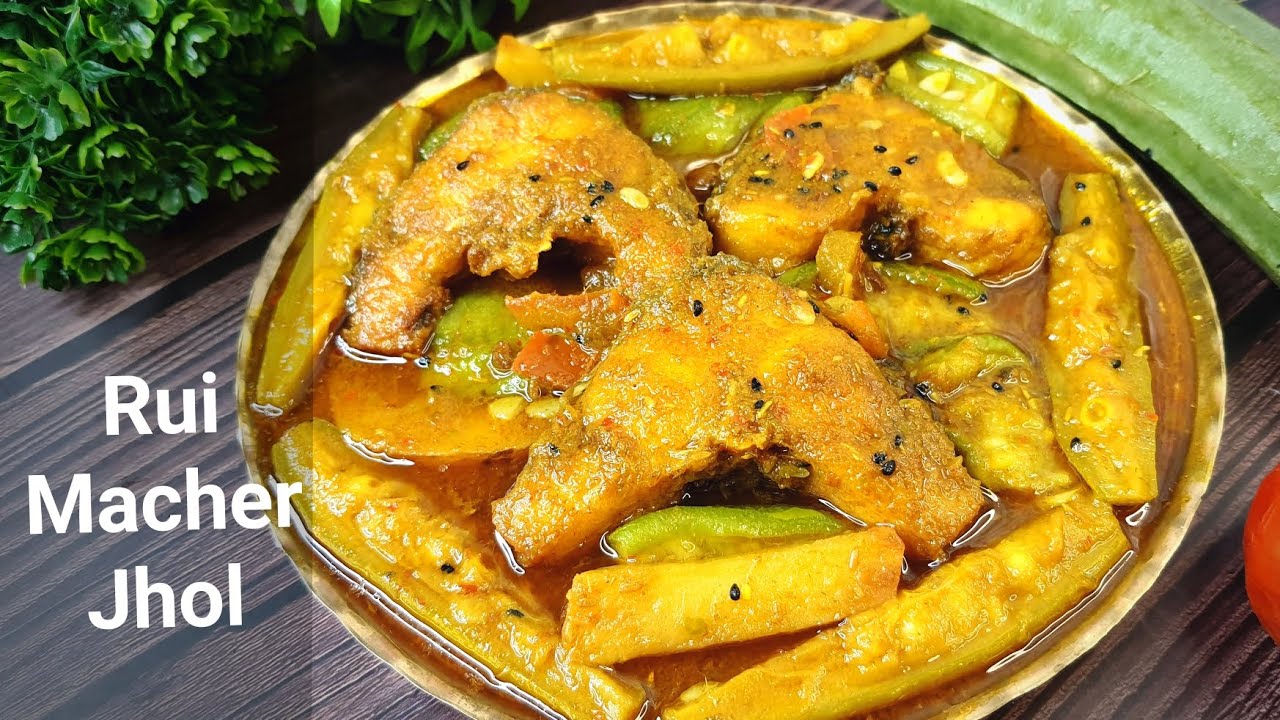 Rui macher jhol recipe- Rui fish curry||আলু,পটল, ঝিঙে দিয়ে রুই মাছের ...