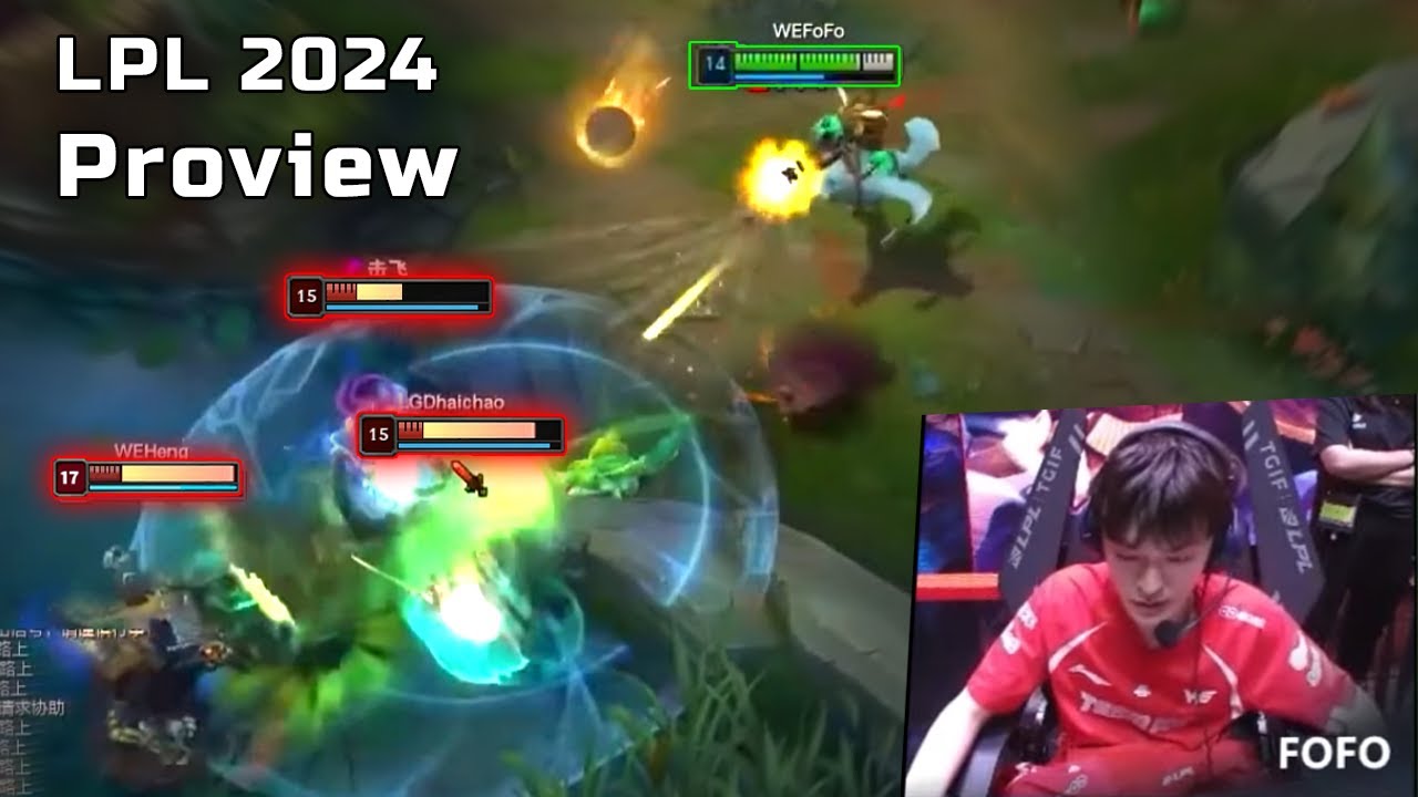 WE FoFo Proview : His Corki is Phenomenal - LPL 2024 - YouTube
