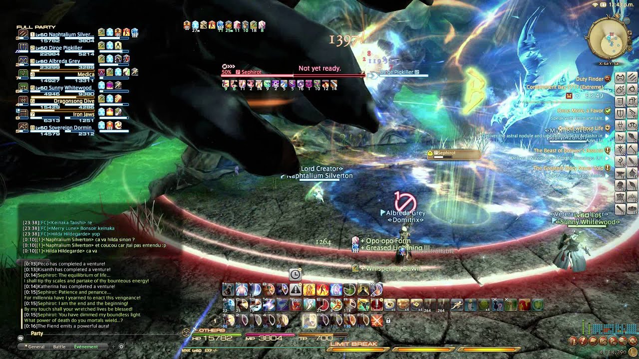Final Fantasy XIV Sephiroth Extreme - YouTube