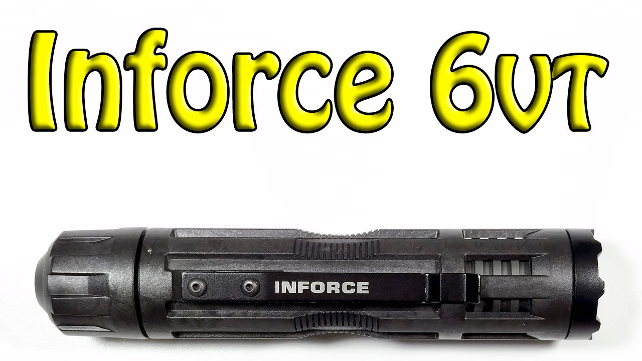Inforce 6vt Tactical Flashlight - YouTube
