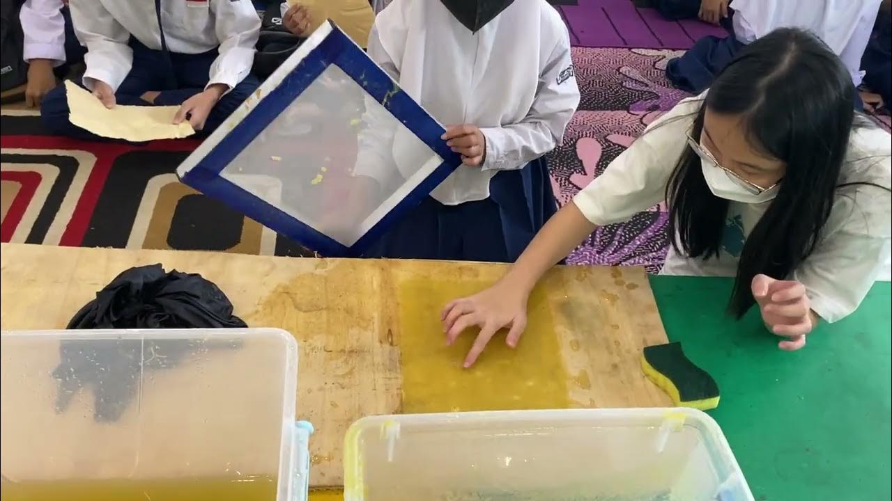 Teaching the paper making process - YouTube