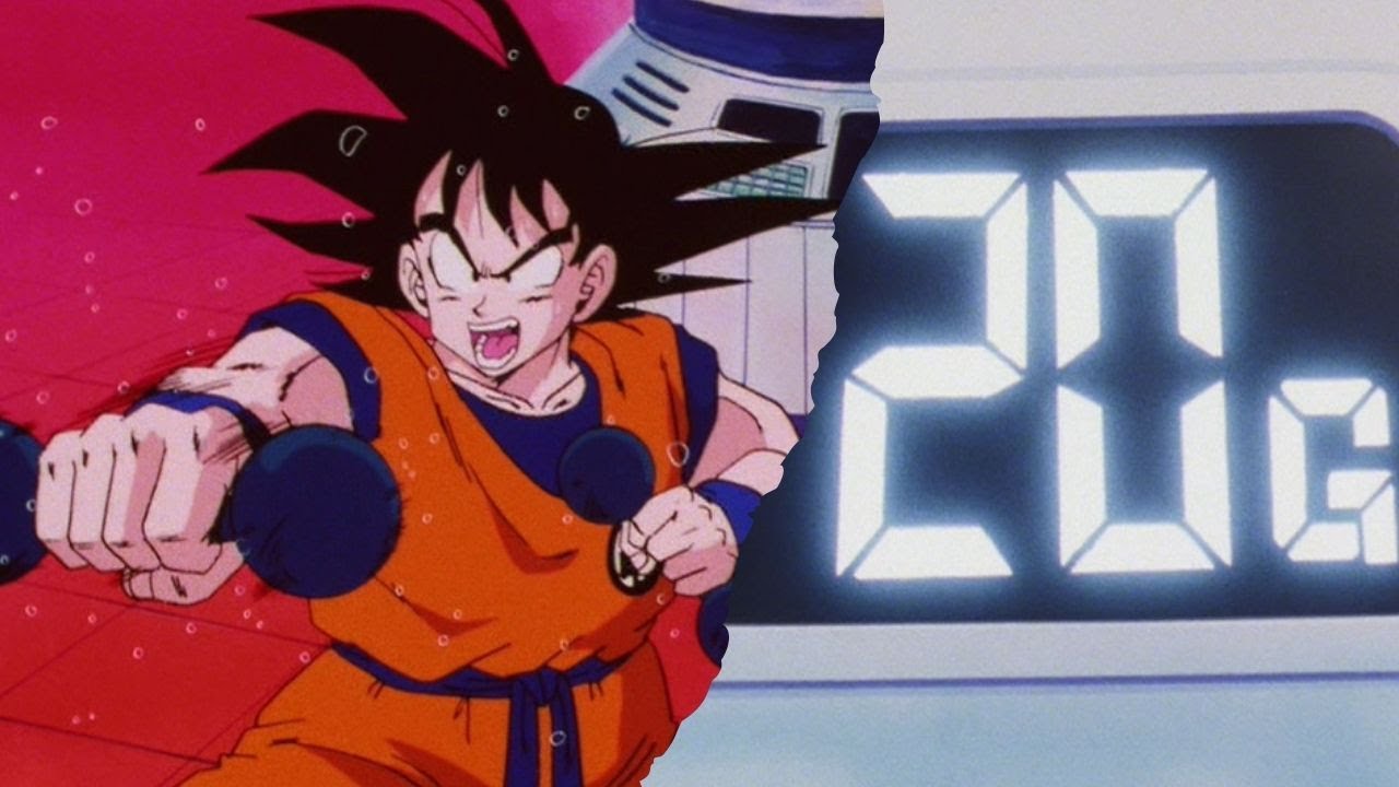 Goku's 20-Times Gravity Training (Japanese) - YouTube