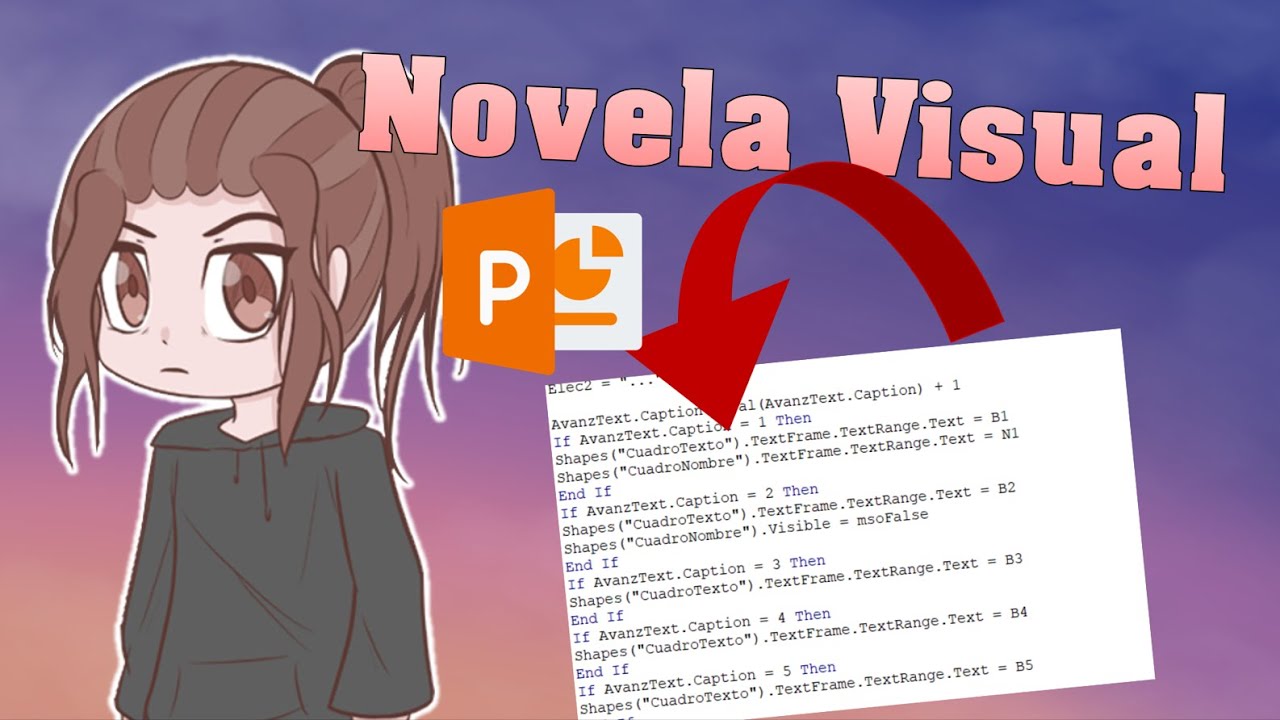 TUTORIAL: Una NOVELA VISUAL con MACROS en PPT (1) El Guion - YouTube