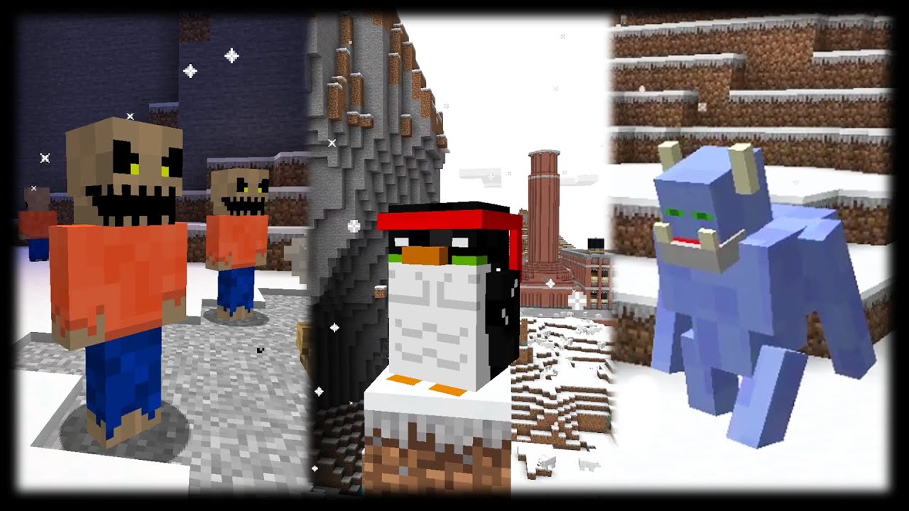 MUNDO de PINGUINOS MINECRAFT (Minecraft Mod | 1.16.5) - YouTube