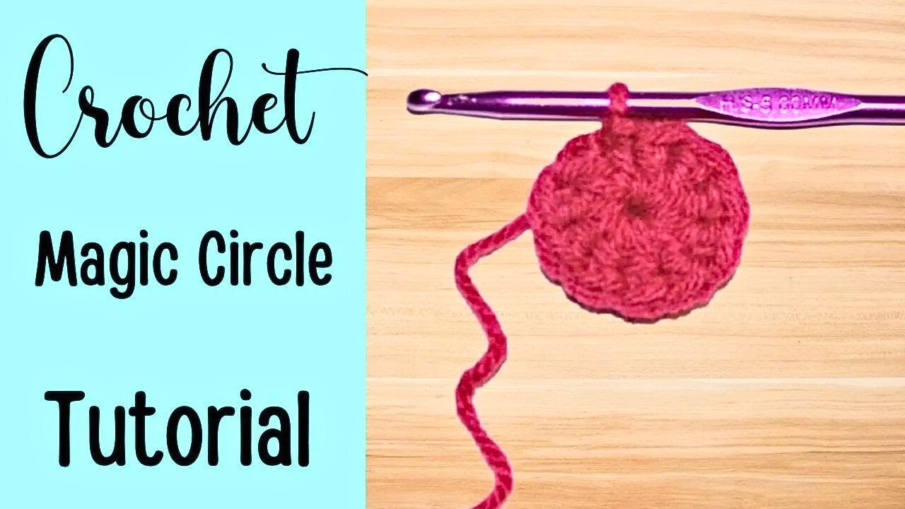How to Crochet a Magic Ring Circle Tutorial | DIY Magic Ring - YouTube