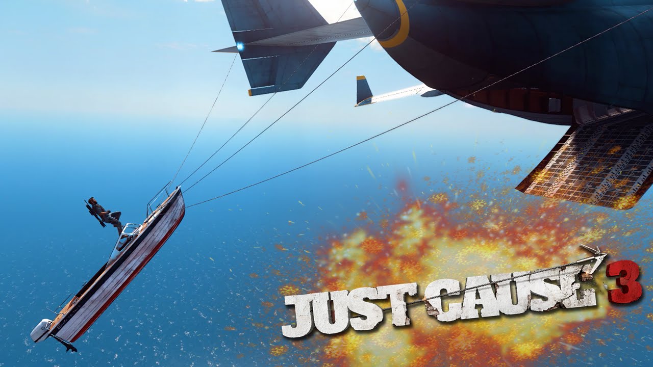 FLYING BOAT in Just Cause 3! - YouTube