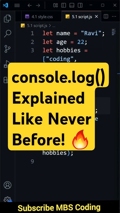 console.log() Explained Like Never Before! 🔥| #webdev #67 | #shorts # ...