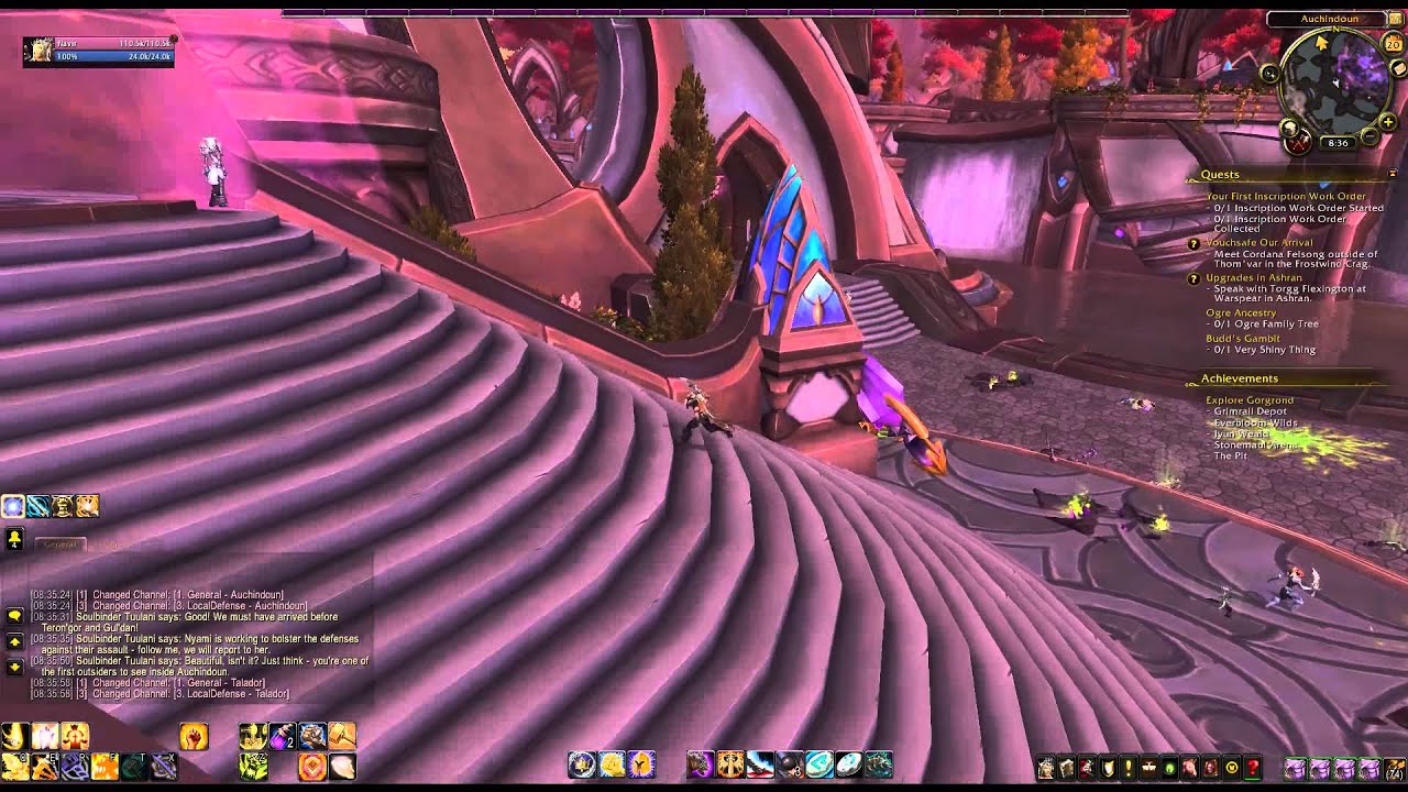 WoD Where is Auchindoun Dungeon Entrance Location in Talador - YouTube