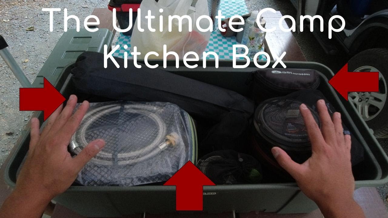 The Ultimate Camp Kitchen Box - YouTube