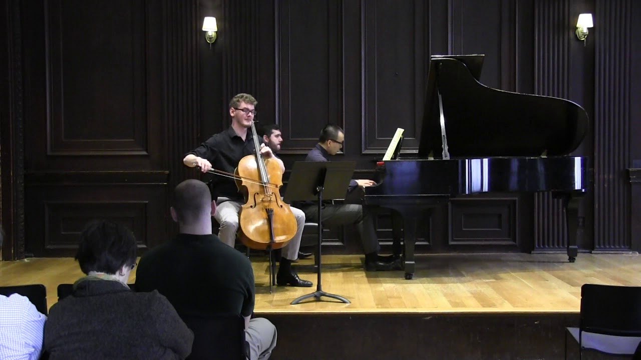 Brahms Cello Sonata in F major, Op. 99 - Luke Morrissey, Cello - Tae ...