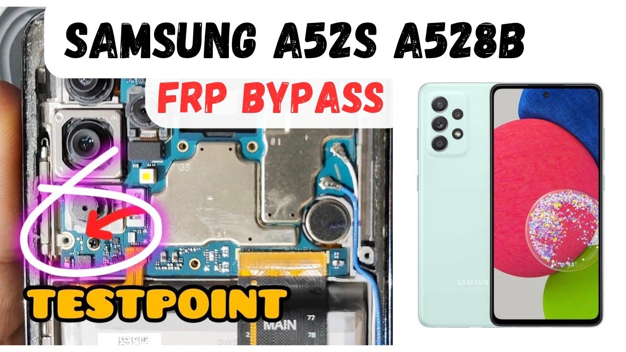 Samsung A52S A528B U9 U10 android 14 frp bypass by chimera tools - YouTube