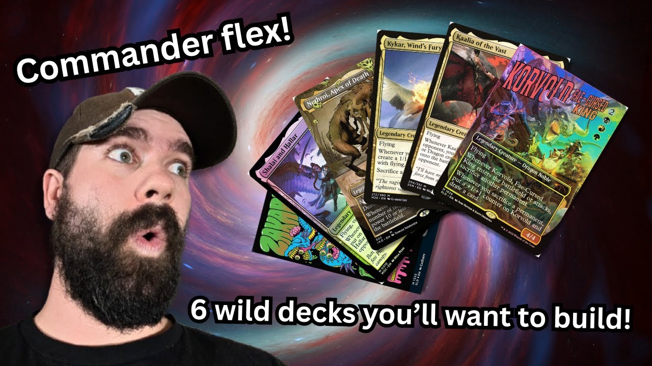 6 INSANE Commander Decks You've Gotta See! MTG EDH Deck Showcase - YouTube