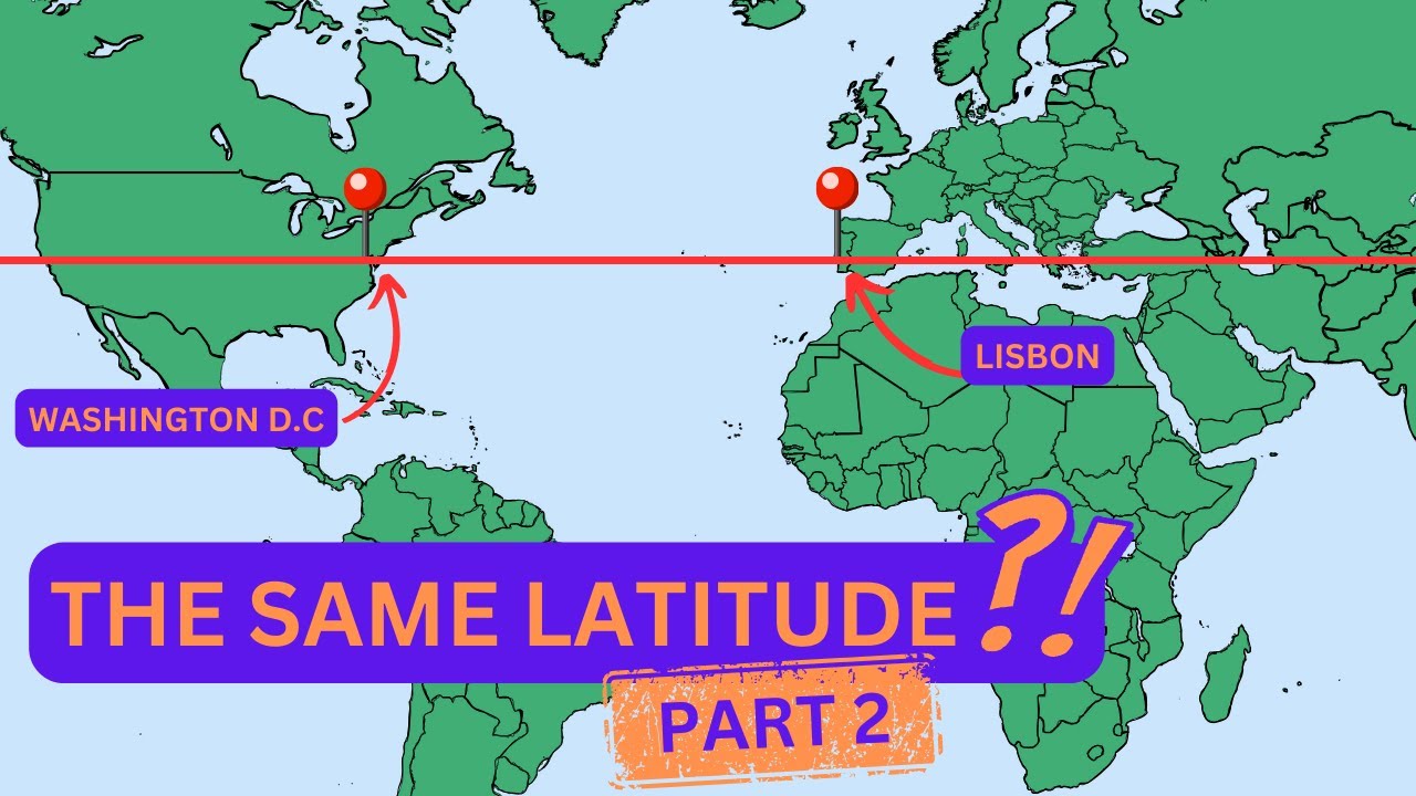 You Will be surprised that these cities are at the same Latitude! - YouTube