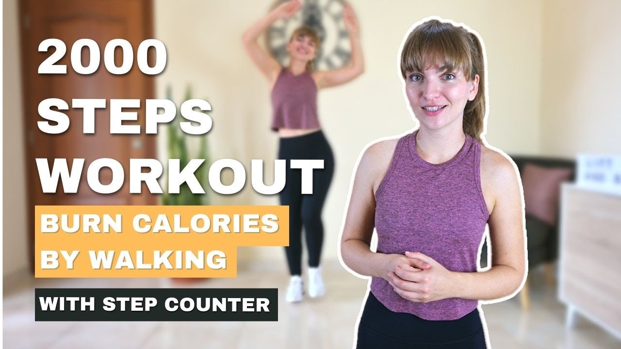 2000 Steps Walk and Sweat Workout - YouTube