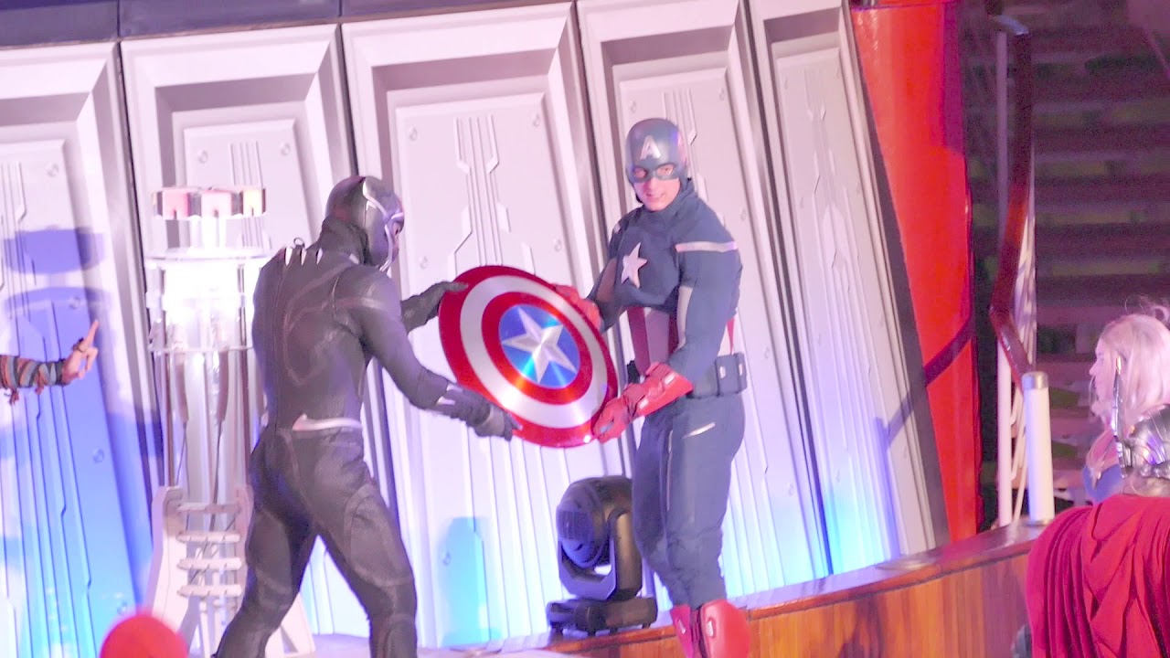 Marvel Day At Sea Fireworks - YouTube