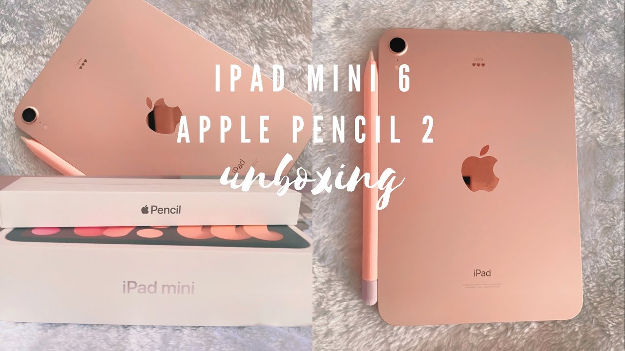 iPad Mini 6 Unboxing + Apple Pencil 2 + Cute Accessories - YouTube