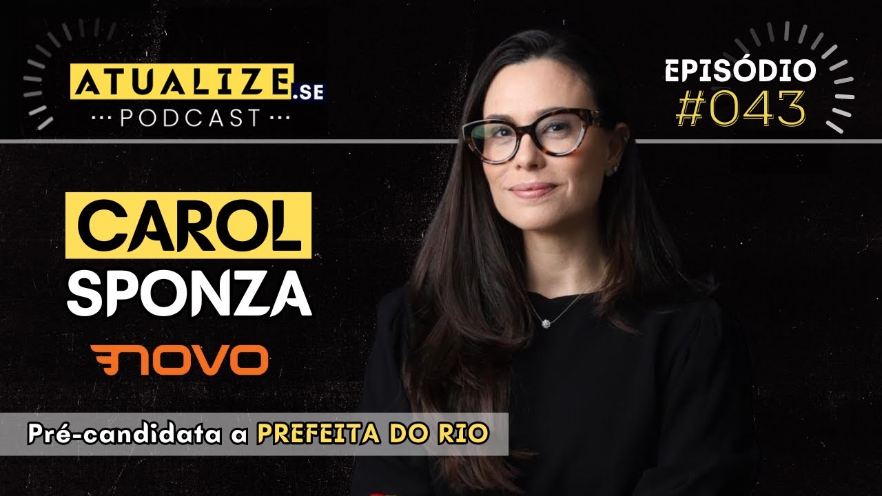 CAROL SPONZA | Candidata a Prefeita do Rio de Janeiro | ATUALIZE.se ...