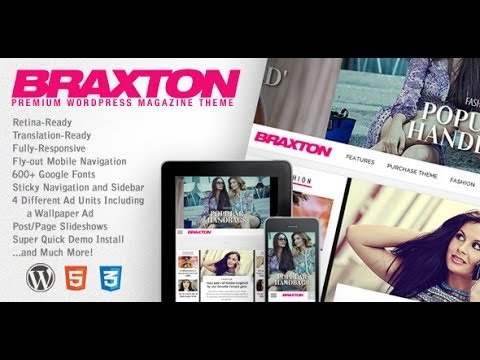 Download the 'Braxton' Wordpress Theme - YouTube