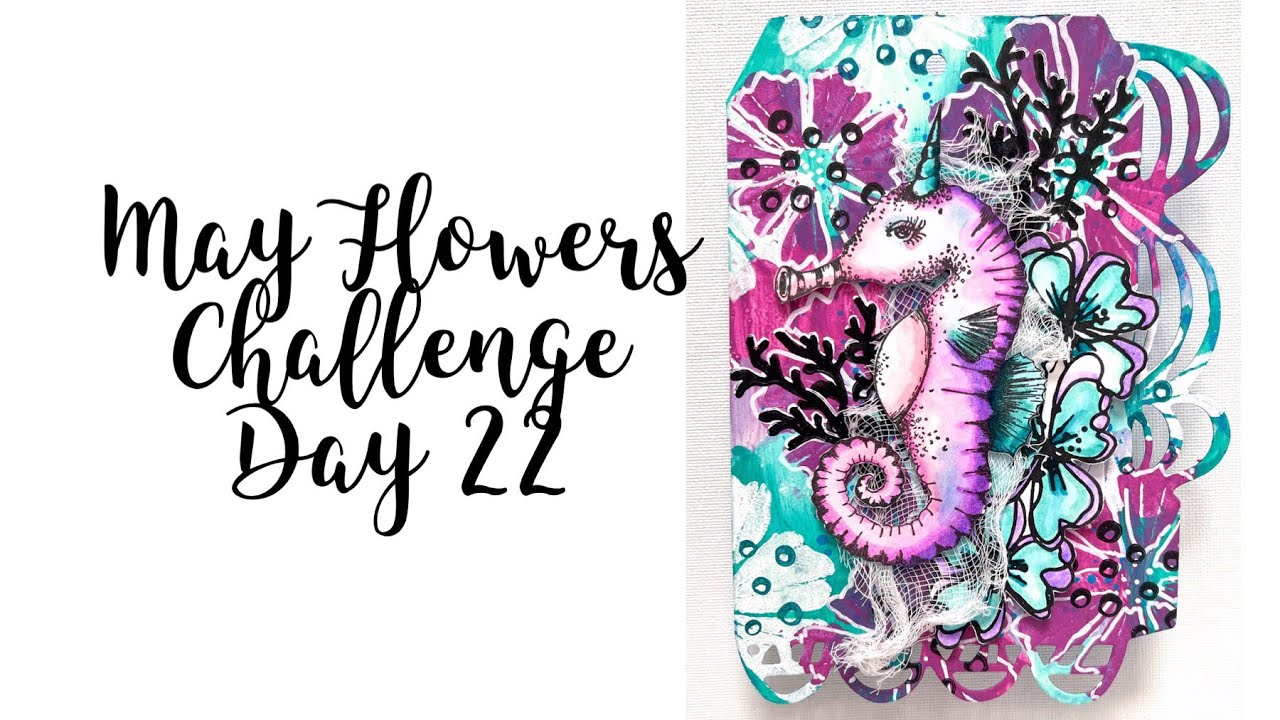 Art by Marlene May Flower Challenge Day 22 - YouTube