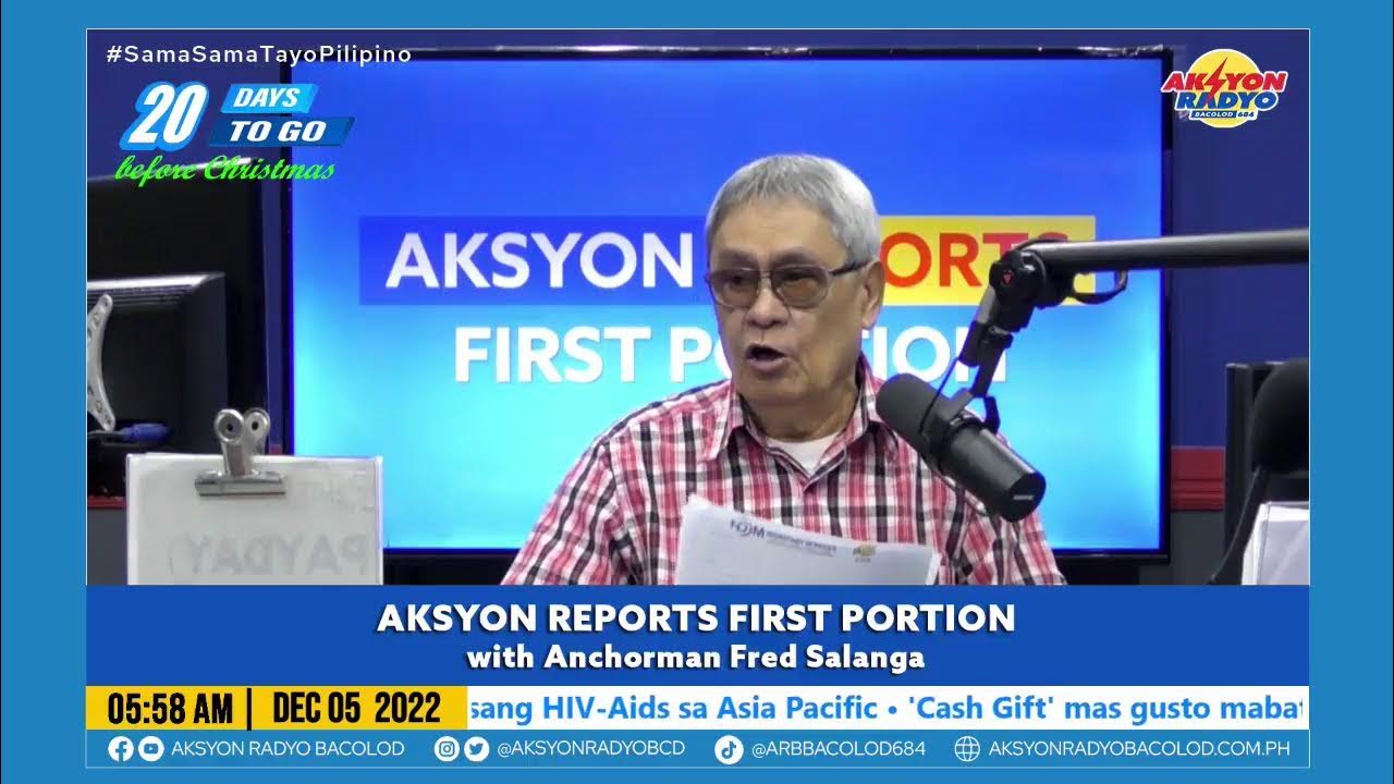 Aksyon Reports First Portion with Anchorman Fred SalangaNo Copyright Infringement Intended - YouTube