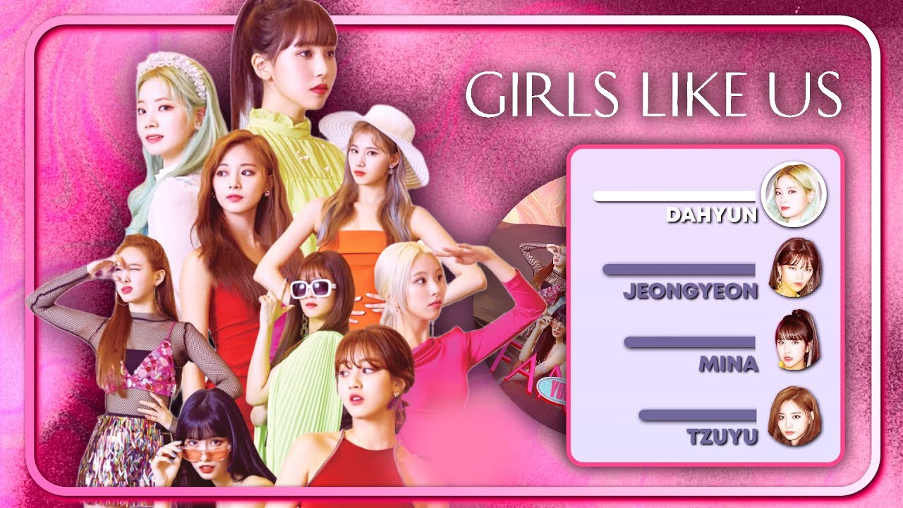 TWICE - GIRLS LIKE US (Line Distribution) - YouTube