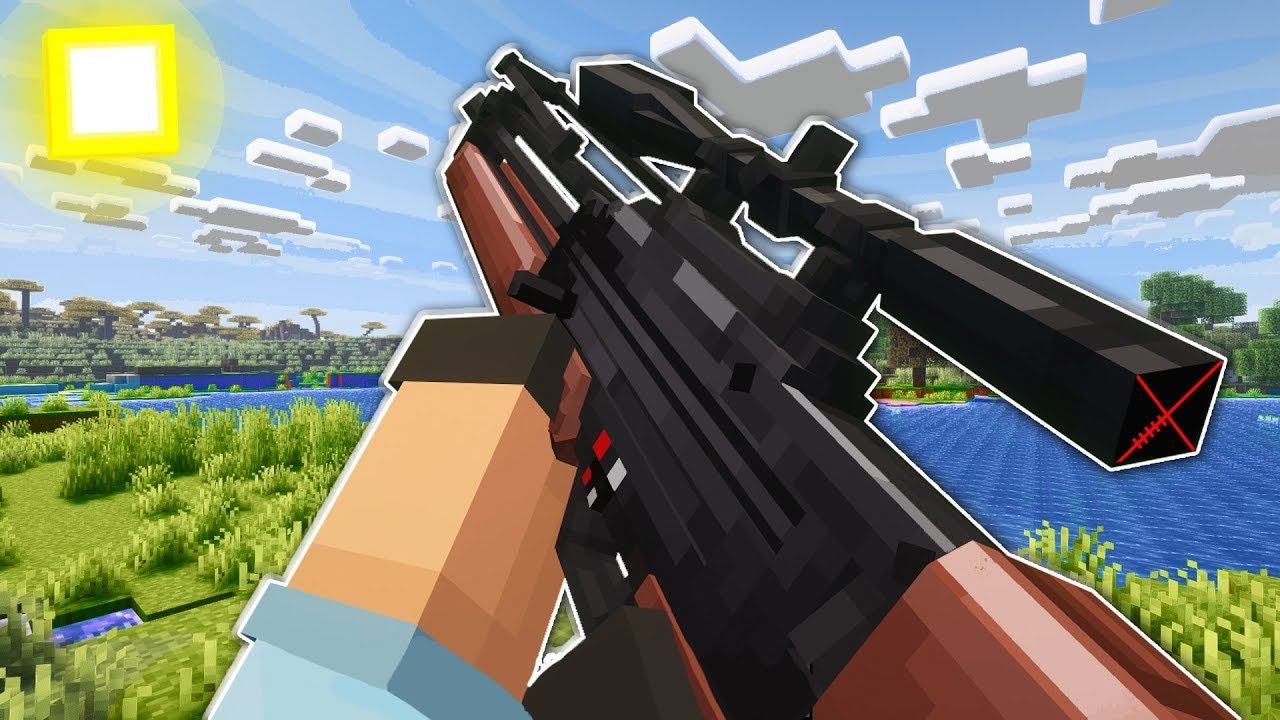 Guns in Minecraft - YouTube