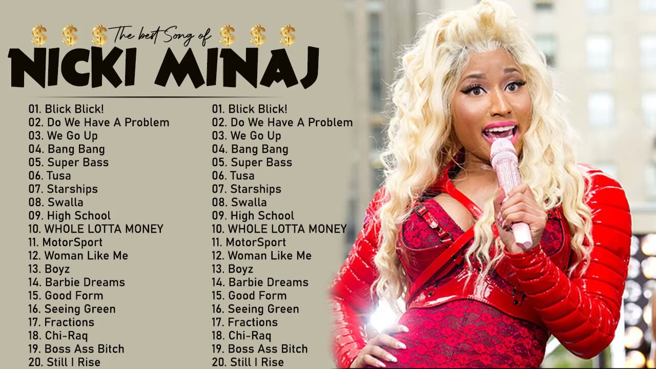 1 Hours of Greatest Hits 2022 With Nicki Minaj| Nicki Minaj Best Song ...