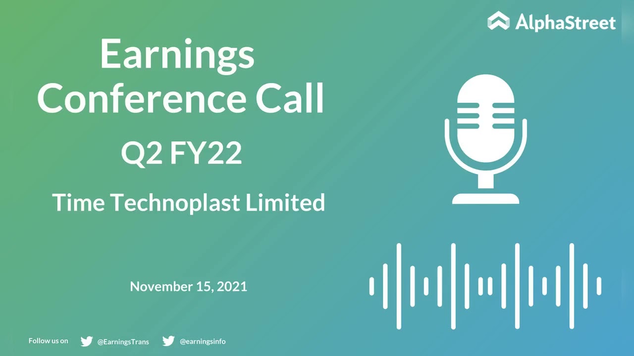 Time Technoplast Limited Q2 FY22 Earnings Concall - YouTube