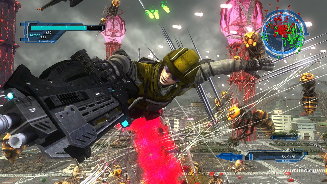 Earth Defense Force 5 - Failling the caotic Scorched Earth stage (EDF5 ...
