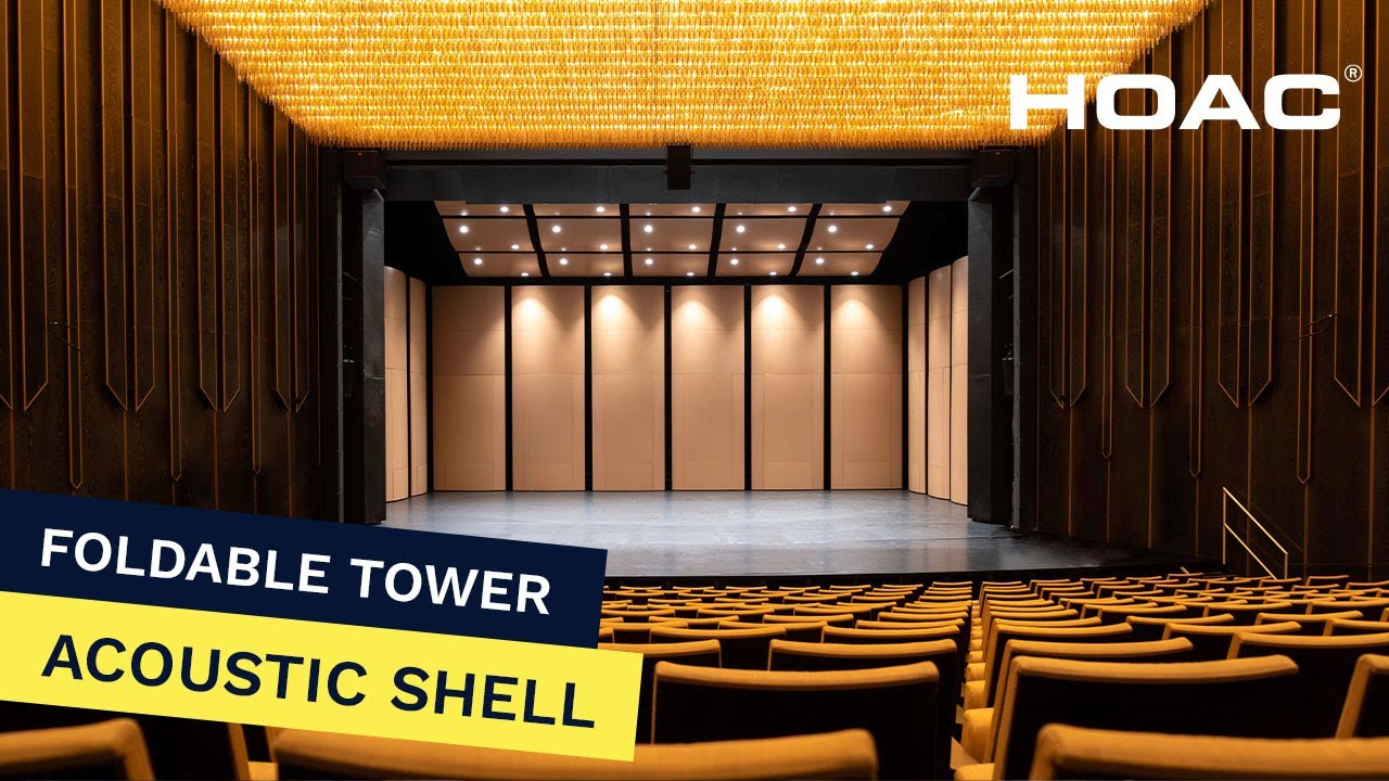 Acoustic shell, foldable tower - acoustical shell for orchestra and ...