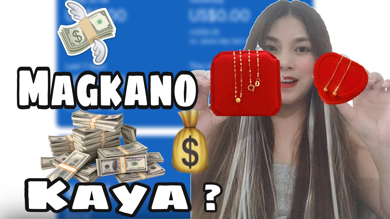 SAHOD REVEAL + UNBOXING GOLD NECKLACE & EARINGS | kitty Jella vlogs - YouTube